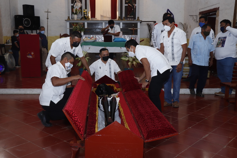 Cristo de la Exaltación de Citilcum llega a Tekantó | Municipios Yucatán