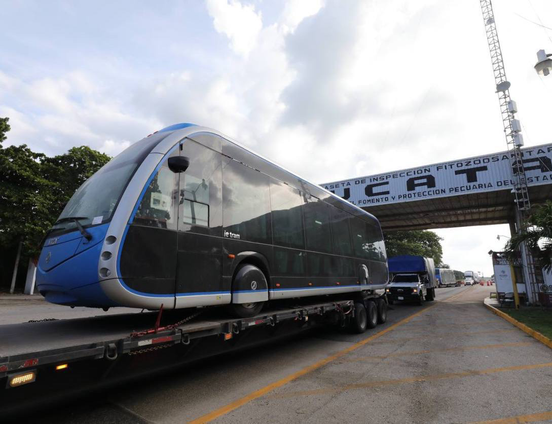 De estreno, con las nuevas unidades del Ie-Tram | Municipios Yucatán